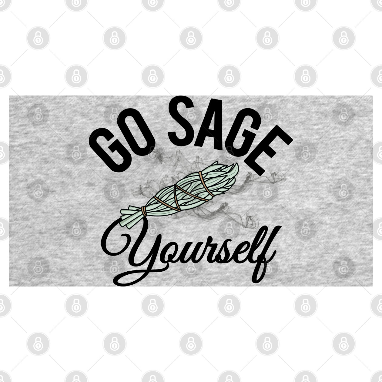 Go Sage Yourself - Funny Spiritual - Go Sage Yourself - Baseball T-Shirt | TeePublic