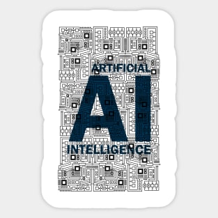 Artificial Intelligence Stickers for Sale | TeePublic