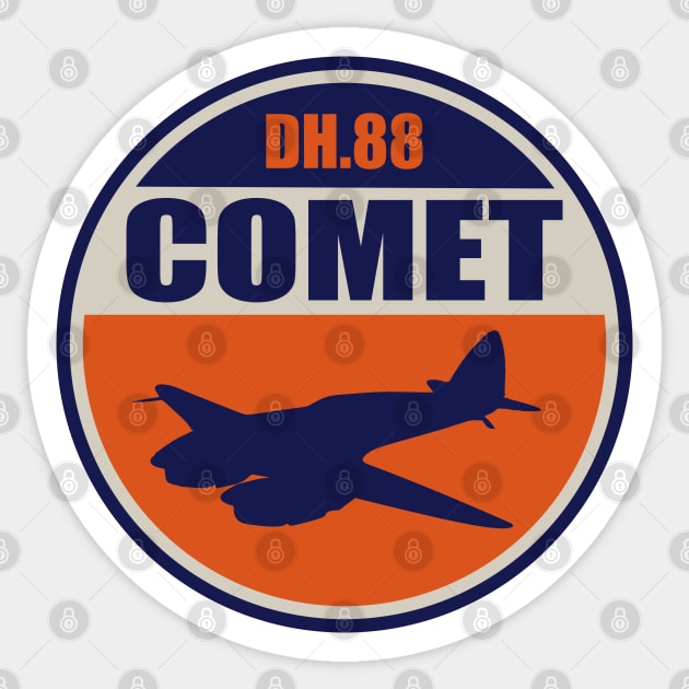 de Havilland DH.88 Comet - De Havilland Air Racer - Sticker | TeePublic