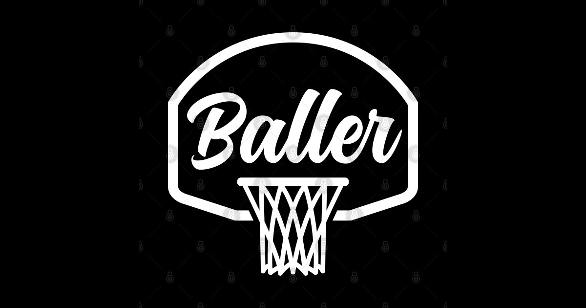 Baller Vintage Sports Basketball - Baller - Sticker | TeePublic