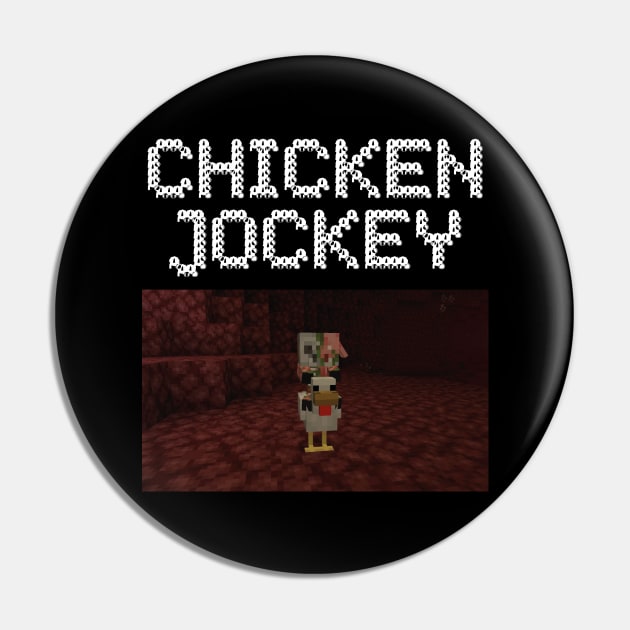 chicken jockey minecraft - Chicken Jockey Minecraft 2025 - Pin | TeePublic