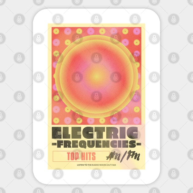 Electric Frequencies - Decibel - Band Merch - Sticker | TeePublic