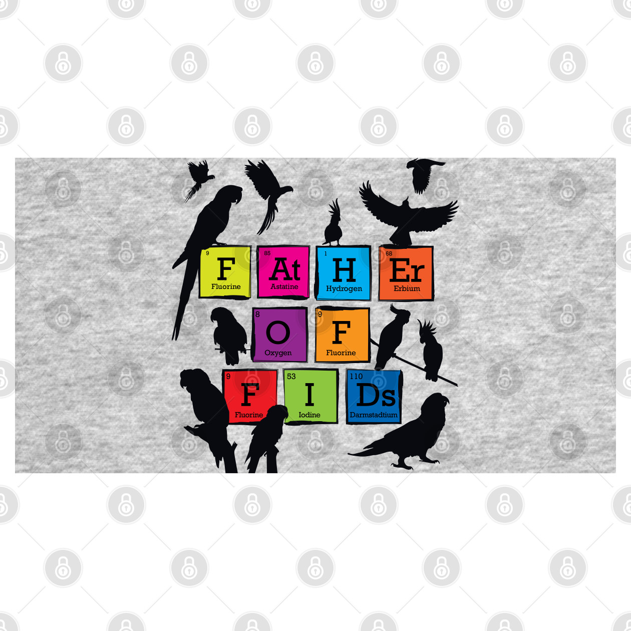 Father of Fids (Feathered Kids) Periodic Table Element Spelling - Fids ...