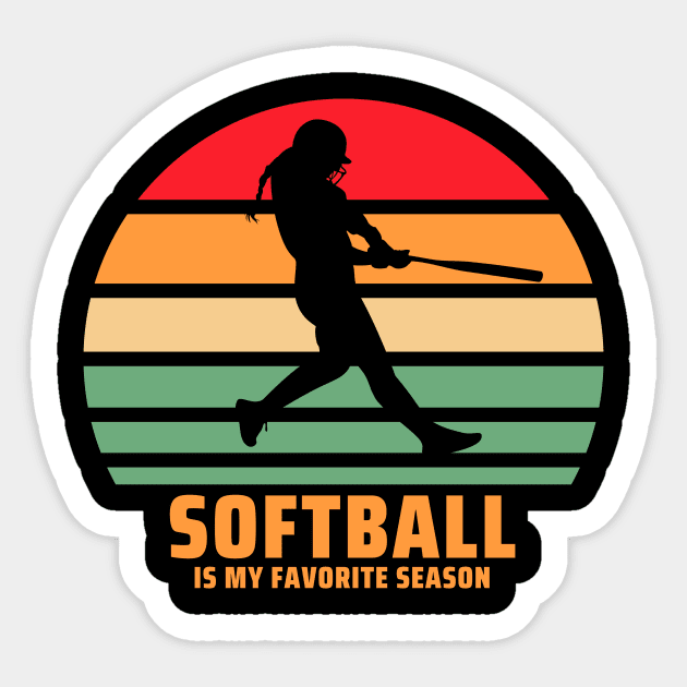 softball - Softball - Sticker | TeePublic
