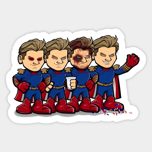 Homelander The Boys - Homelander - Sticker | TeePublic