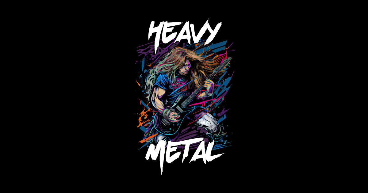 Graffiti Style - Heavy Metal 9 - Heavy Metal - Sticker | TeePublic