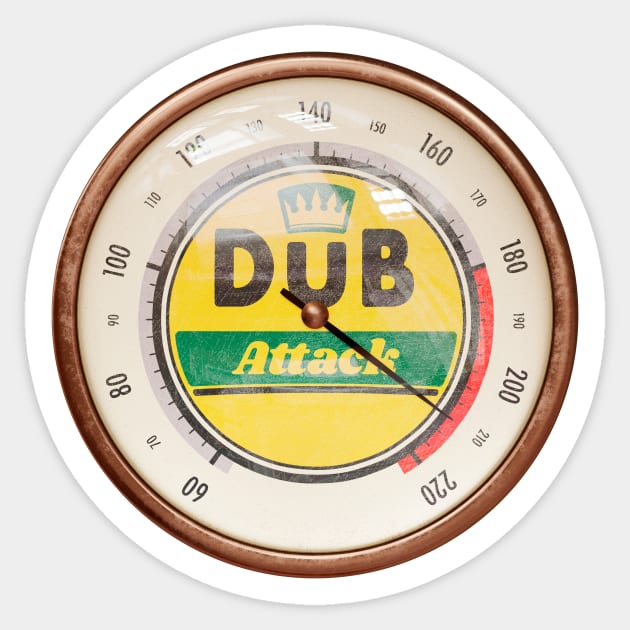 dub attack meter - Dub - Sticker | TeePublic