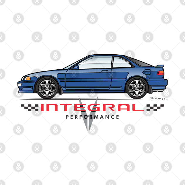 Blue - Acura Integra - T-Shirt | TeePublic