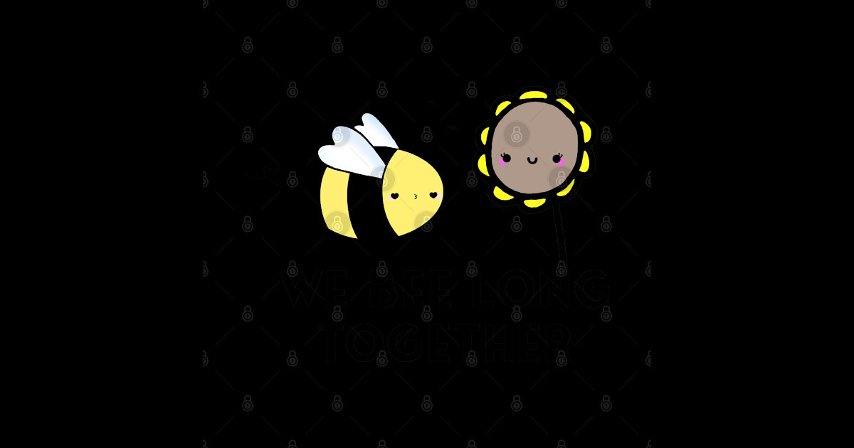 Cute Bee and Flower - Bee - Sticker | TeePublic