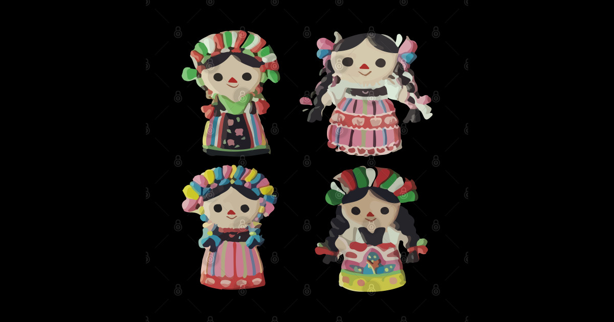 Lele Mexican Doll authentic toy cute ribbon Queretaro Mexico - Mexican ...