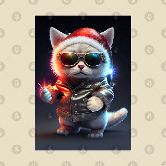 Cute Cosmic Cat - Anime Art design - Cute Cat - T-Shirt | TeePublic