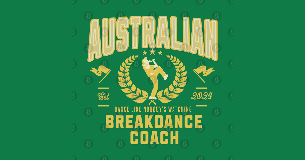 Australian Breakdance Coach - Raygun - T-Shirt | TeePublic