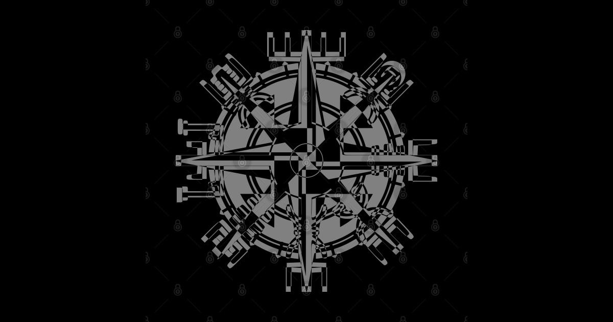 Vegvisir Machine | Vegvisir Gear Tattoo - Vegvisir - Sticker | TeePublic