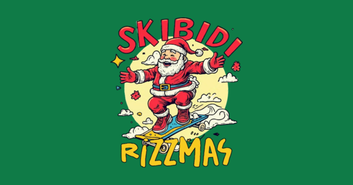 Skibidi-Rizzmas - Skibidi Rizzmas - T-Shirt | TeePublic