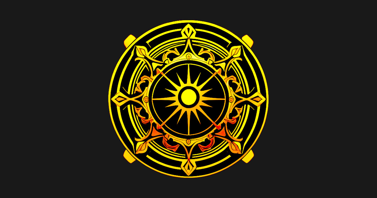 Solar Nexus Emblem - Sunwheel Power Crest - Nexus - T-Shirt | TeePublic