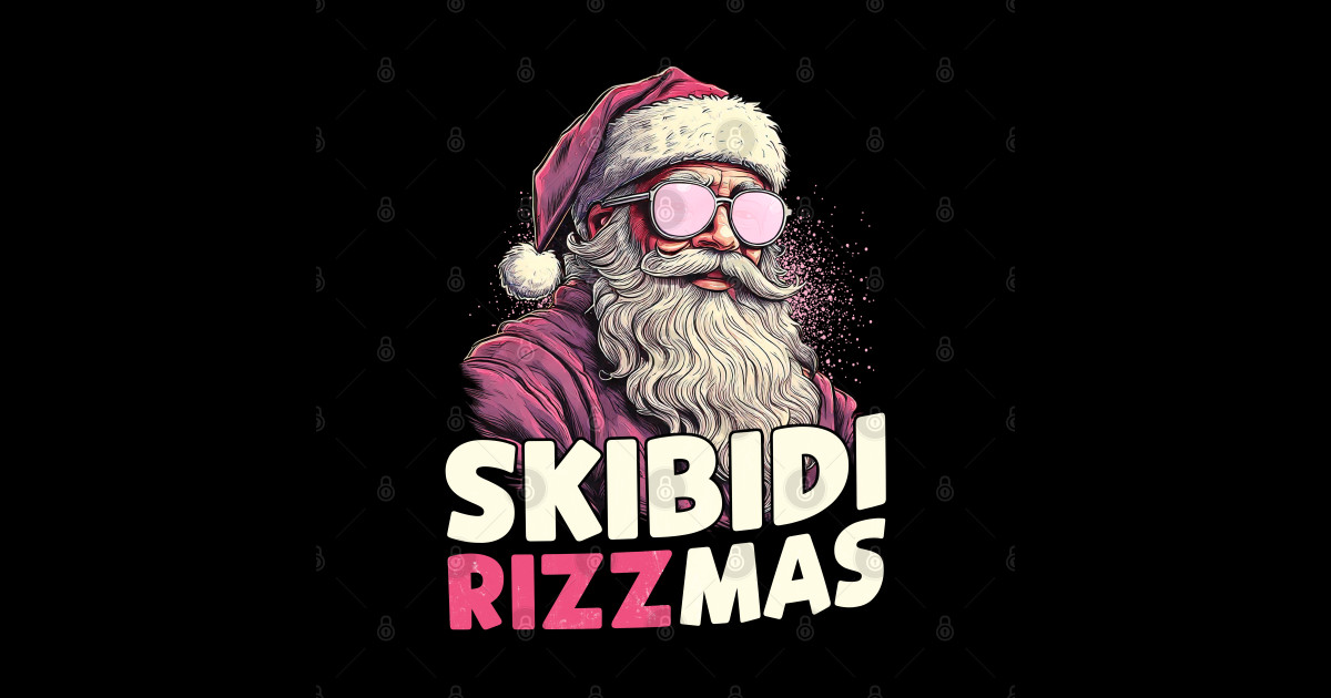 Skibidi Rizzmas - Skibidi Rizzmas - Sticker | TeePublic