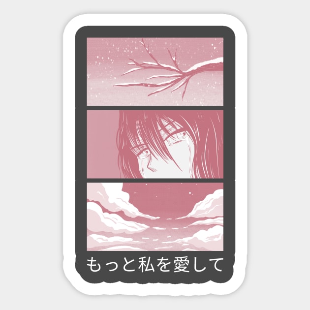 Minimalistic Manga Panel Design in Pink Colors - Anime And Manga ...