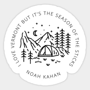 Noah Kahan Stick Season Music Stickers for Sale | TeePublic