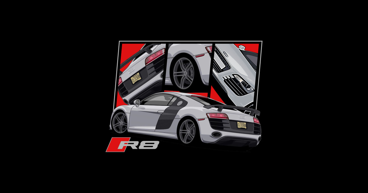 r8 V10 - Audi R8 - T-Shirt | TeePublic
