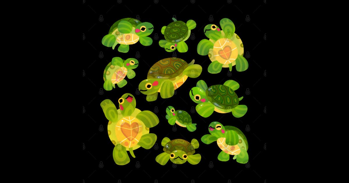 Red-eared slider - Red Eared Slider - Sticker | TeePublic