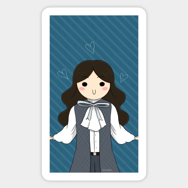 Philippe in Blue - Chibi - Sticker | TeePublic