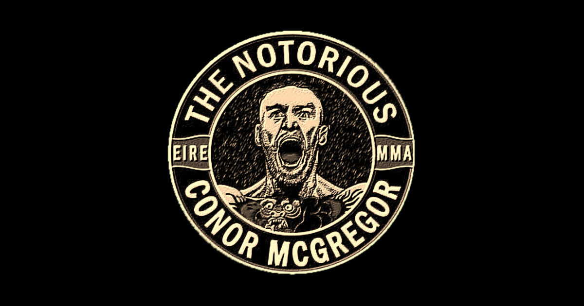 Conor logo - Conor Mcgregor Notorious - Sticker | TeePublic