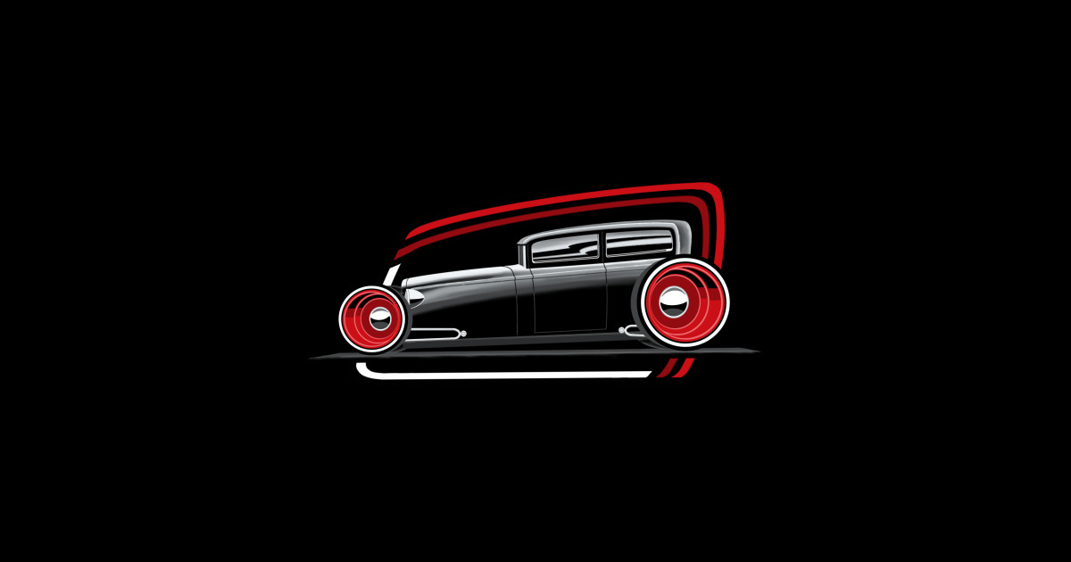 Scarab Motorsports Rat Rod Logo - Hot Rod Art - Sticker | TeePublic