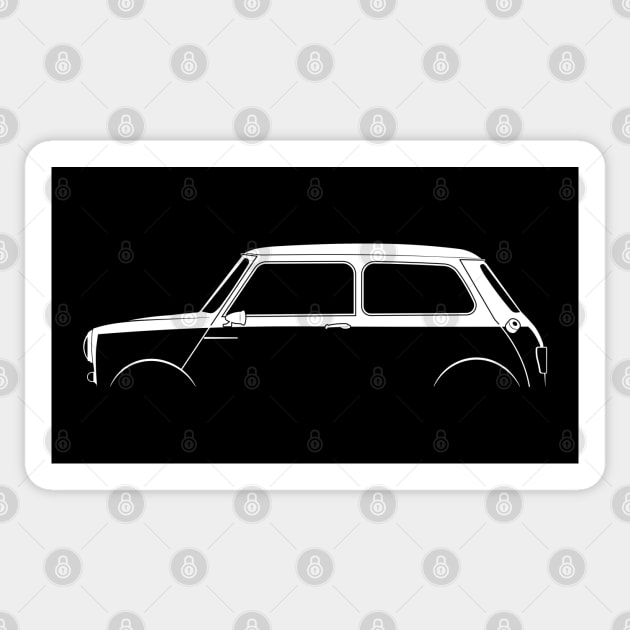 Mini Cooper Mk I Silhouette - Mini Cooper - Sticker | TeePublic