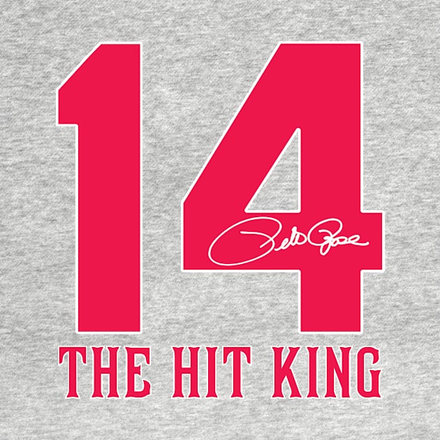 Pete Rose - The Hit King - 14 - Pete Rose - T-Shirt | TeePublic
