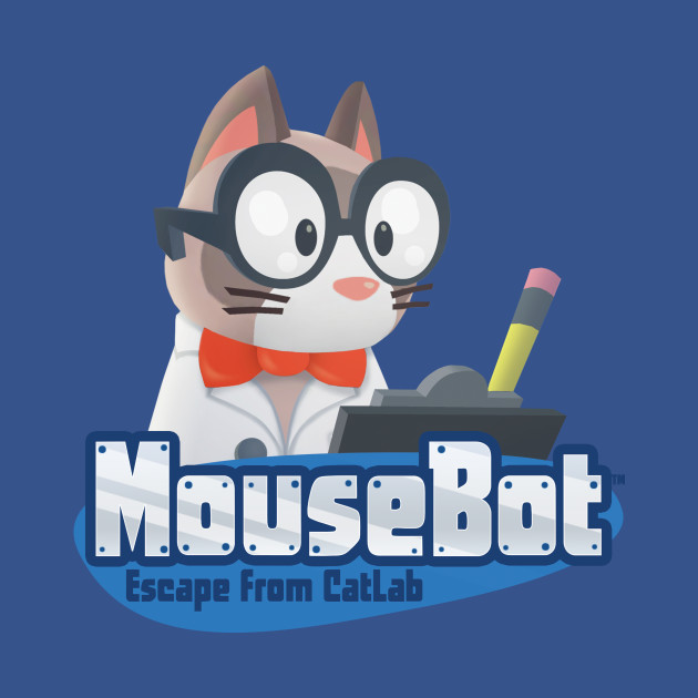MouseBot Cat Scientist - Video Game - T-Shirt | TeePublic
