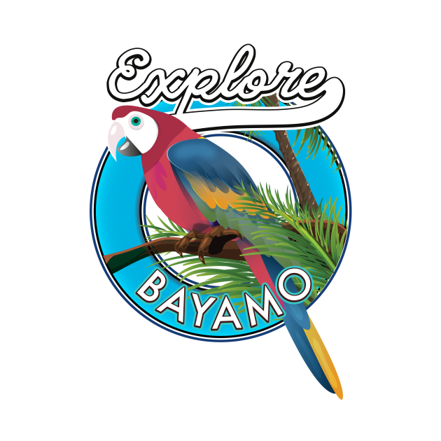 explore Bayamo retro logo - Explore Bayamo Retro - T-Shirt | TeePublic