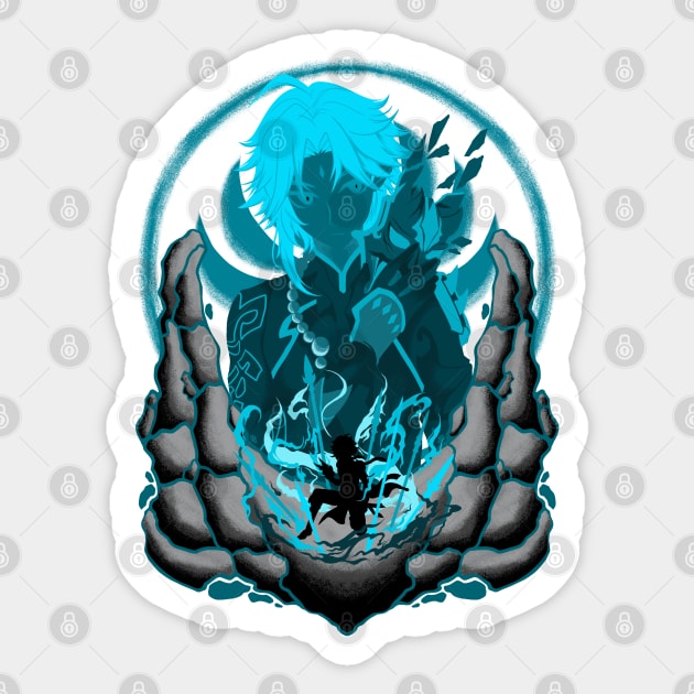 GENSHIN IMPACT XIAO DARKSPACE - Xiao - Sticker | TeePublic
