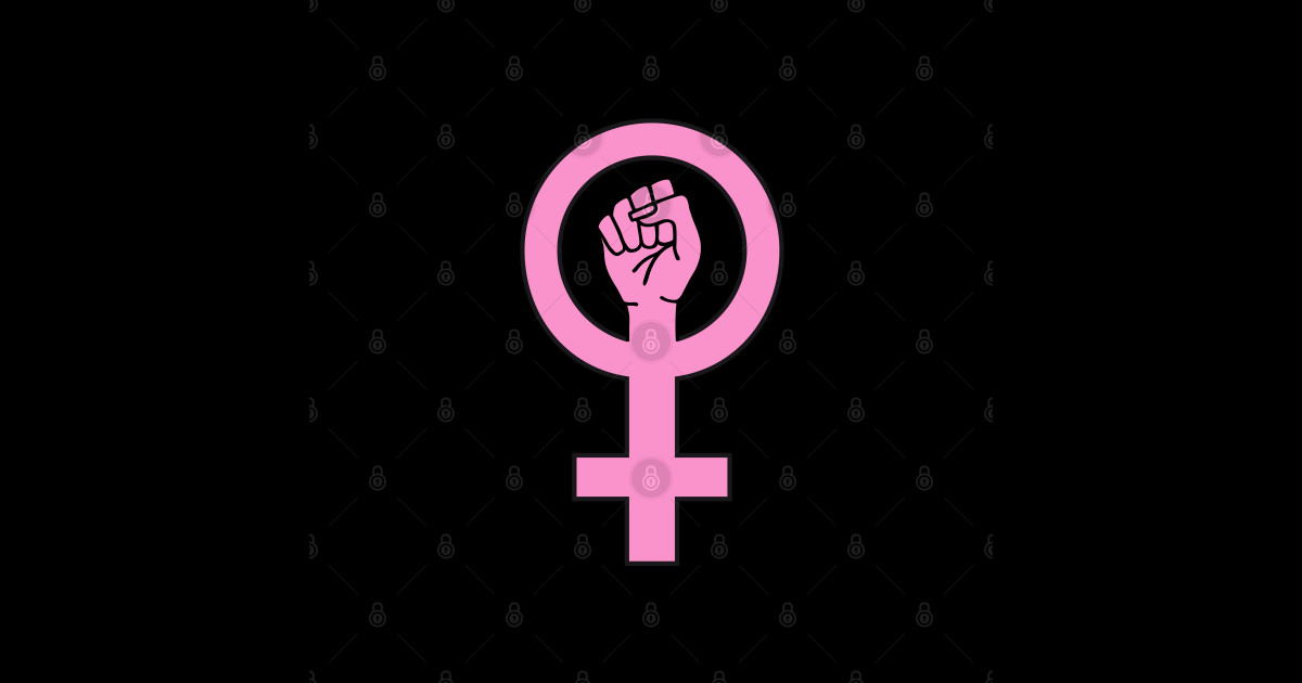 Pink female sign - Women S Day - Posters and Art Prints | TeePublic