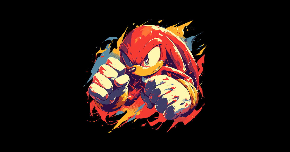 knuckles - Knuckles - Sticker | TeePublic