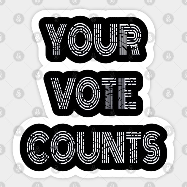 your vote counts