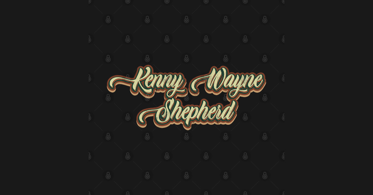 Vintage Text - Kenny Wayne Shepherd - Kenny Wayne Shepherd - T-Shirt ...