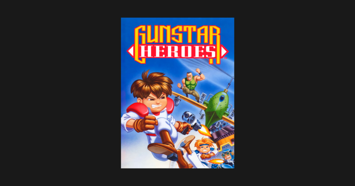 Gunstar Heroes Cover Art - Gunstar Heroes Cover Art - T-Shirt | TeePublic
