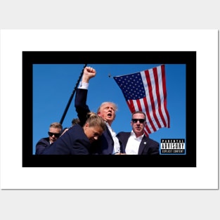 Trump 2024 Fight Fight Fight Posters and Art Prints for Sale | TeePublic