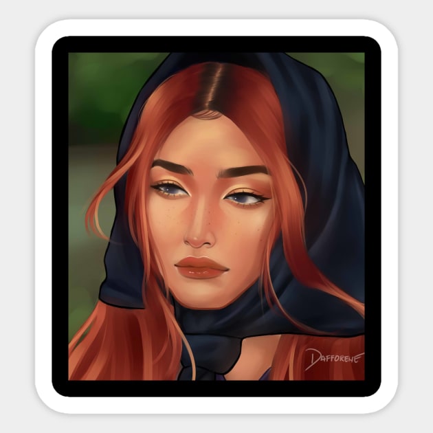 Liza Soberano red hair - Liza Soberano - Sticker | TeePublic