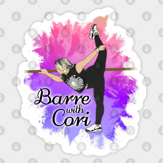 Barre With Cori - Barre - Sticker | TeePublic