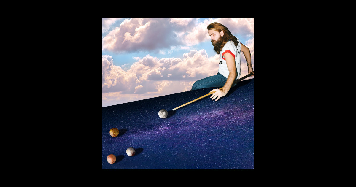 Jesus playing Pool - Jesus - Sticker | TeePublic