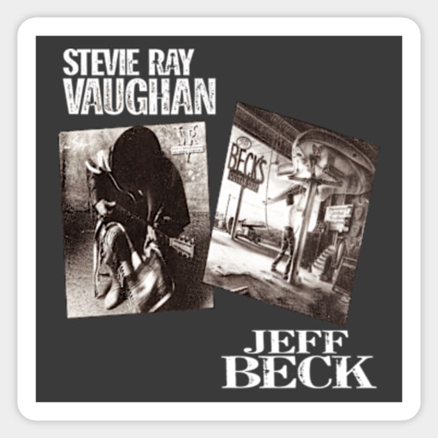 srv stevie ray vaughan vintage - Stevie Ray Vaughan - Sticker | TeePublic
