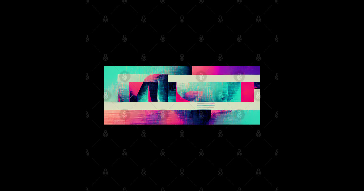 Glitchcore Design - Glitchcore - Sticker | TeePublic