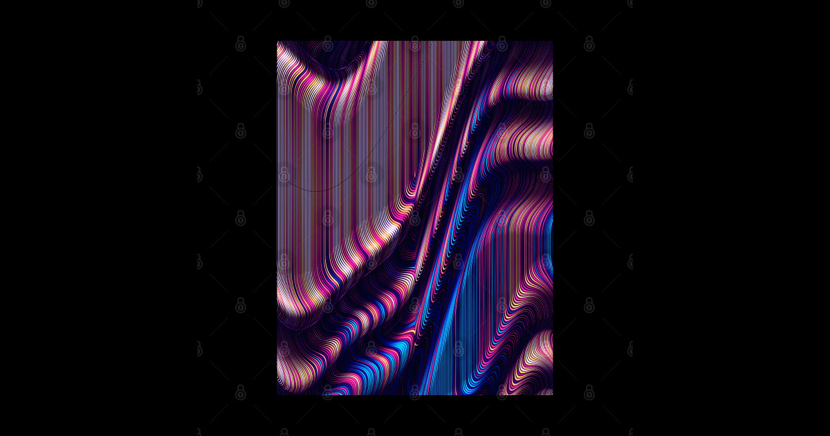 Wave Goodbye - Trippy - Sticker | TeePublic