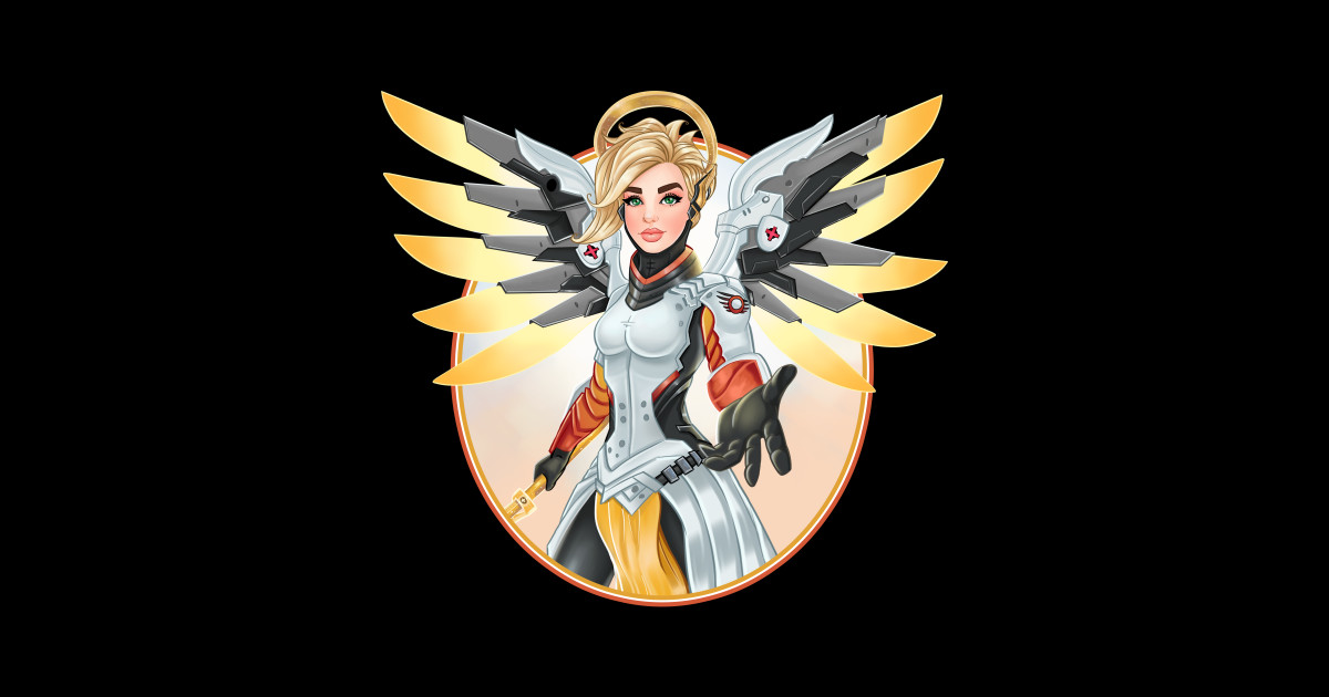 Sylvercy Valkyrie - Mercy - Sticker | TeePublic