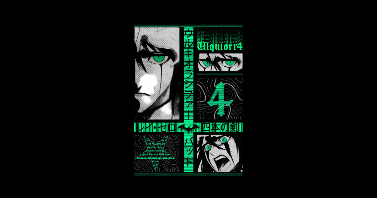 Ulquiorra Cifer Bleach Espada 4 Hollow Anime Art - Bleach Anime Art ...
