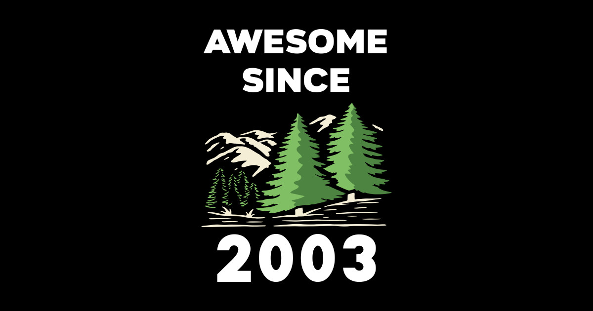 Year Tree 2003 - 2003 - Sticker | TeePublic