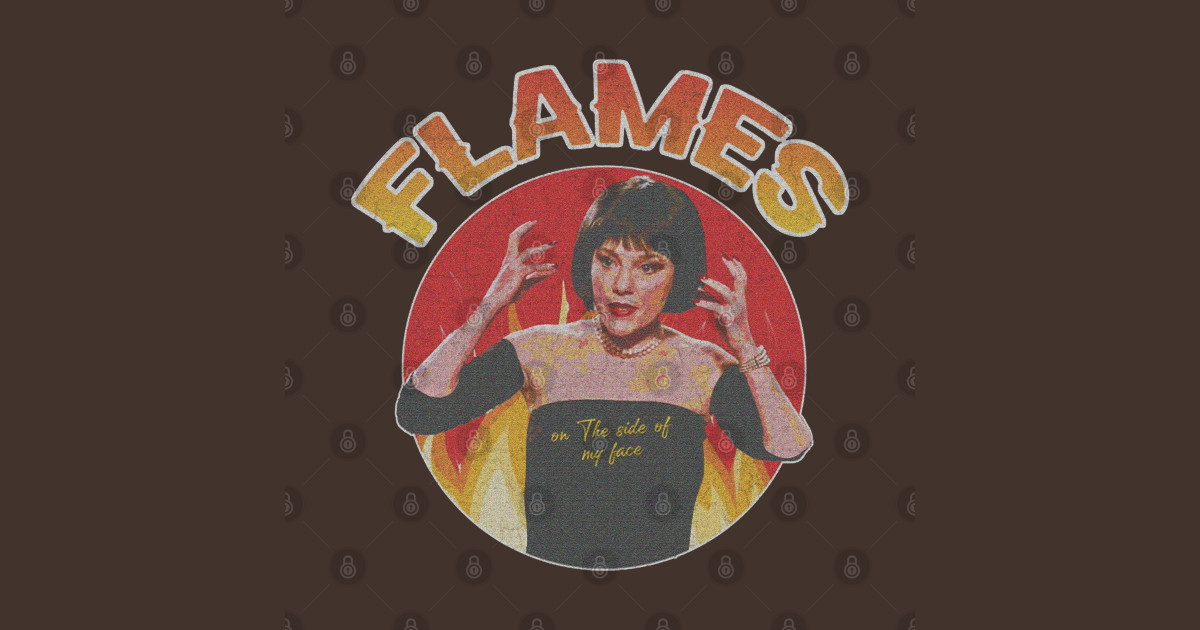 Clue Movie Flames Graphic Design - Clue Movie - T-Shirt | TeePublic