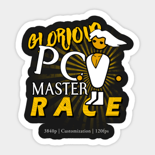 Pc Master Race Glorious Stickers for Sale | TeePublic