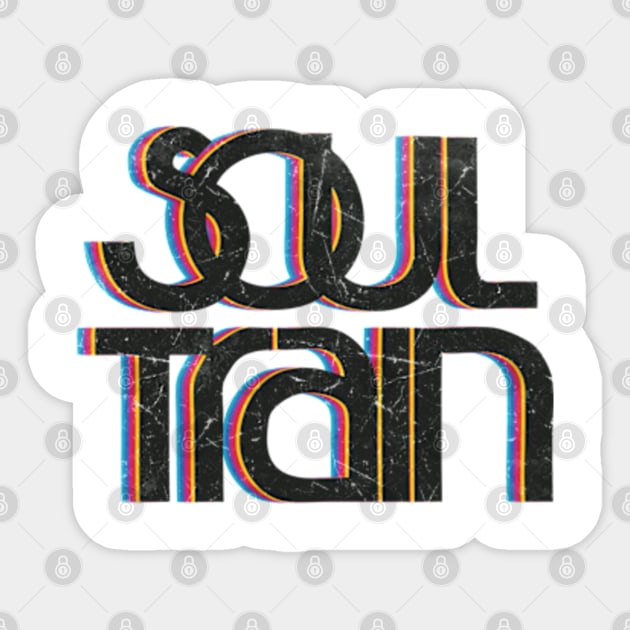 Soul Train Vintage Look - Soul Train - Sticker | TeePublic